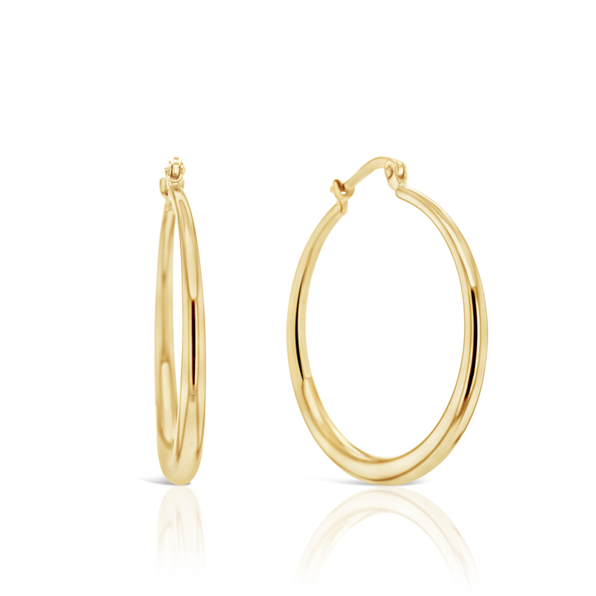 9Y PLAIN GRADUATED HOOP 27MM | Golden Mile Jewellery Manufacturers ...
